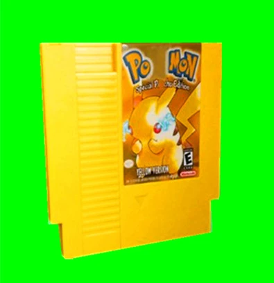 Pokemon Yellow Cartridge Sticker