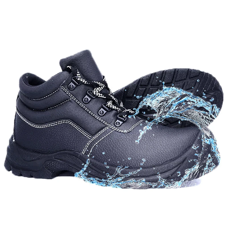 CE EN20345 Working Boots Anti-Smashing Puncture Proof S3 SRC Waterproof ...