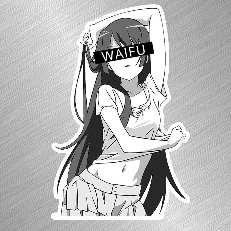 20*13.1cm Waifu Girl Vinyl Sticker Decal Beauty Temptation Body Car ...