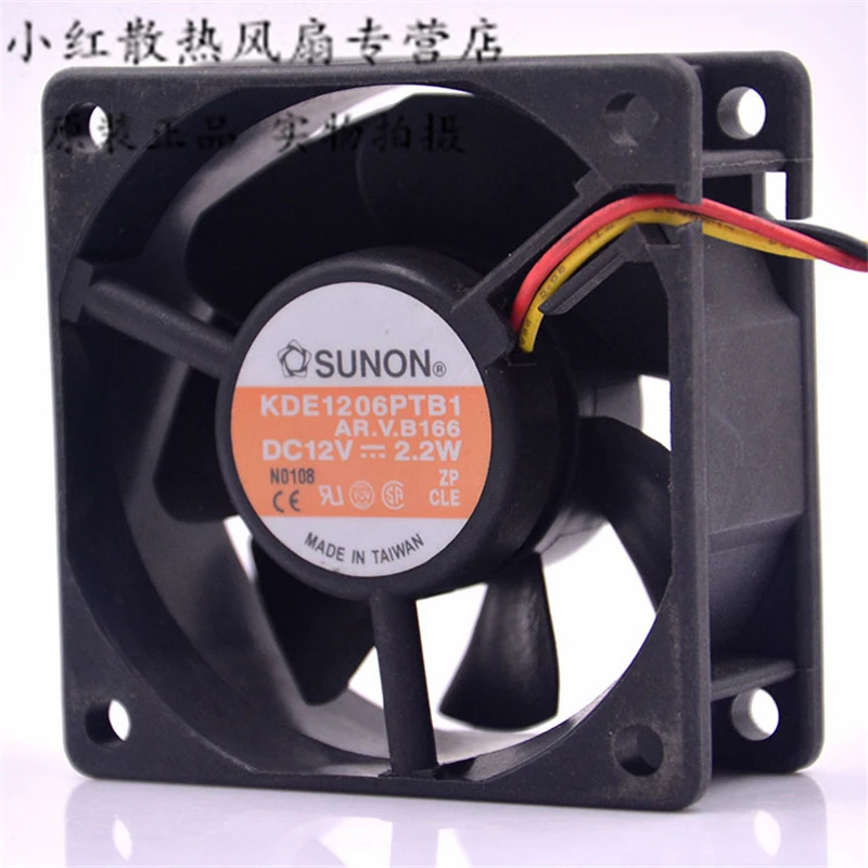 Original 6025 12V 2.2W KDE1206PTB1 6cm Chassis power Server cooling CPU ...
