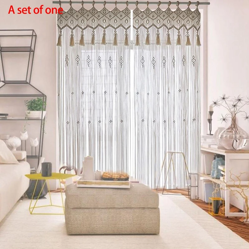 Macrame Curtain Panel | Macrame-design.com