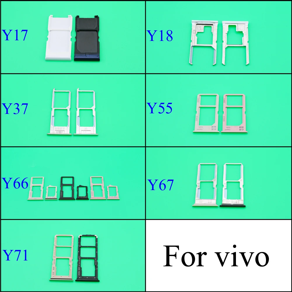 Yuxi New For Vivo Y17 Y18 Y37 Y55 Y66 Y67 Y71 Sim Card Tray Micro Sd ...