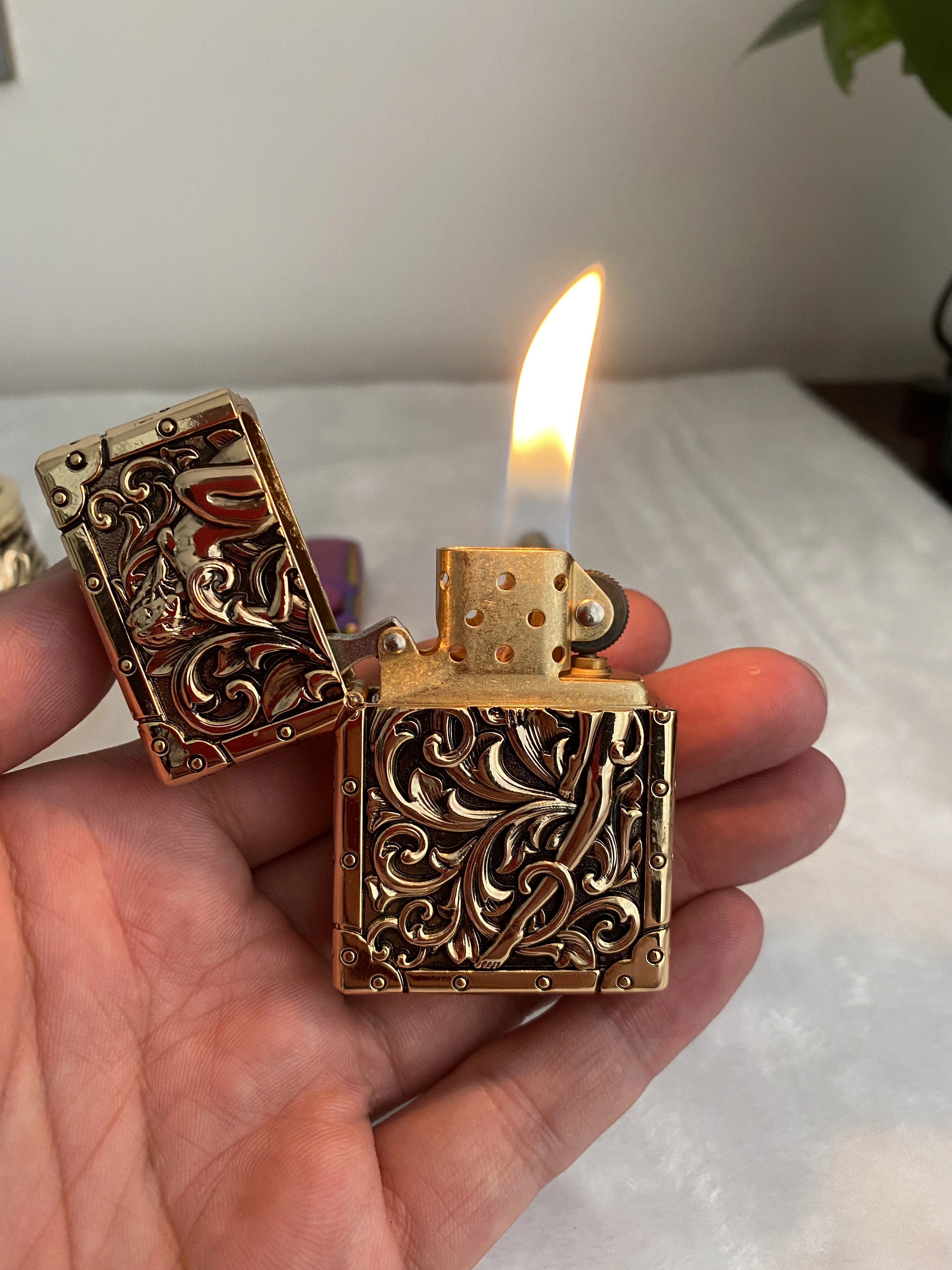 Chief Flower Fairy Lighter Retro Embossed Mito Kerosene Classic Pure ...