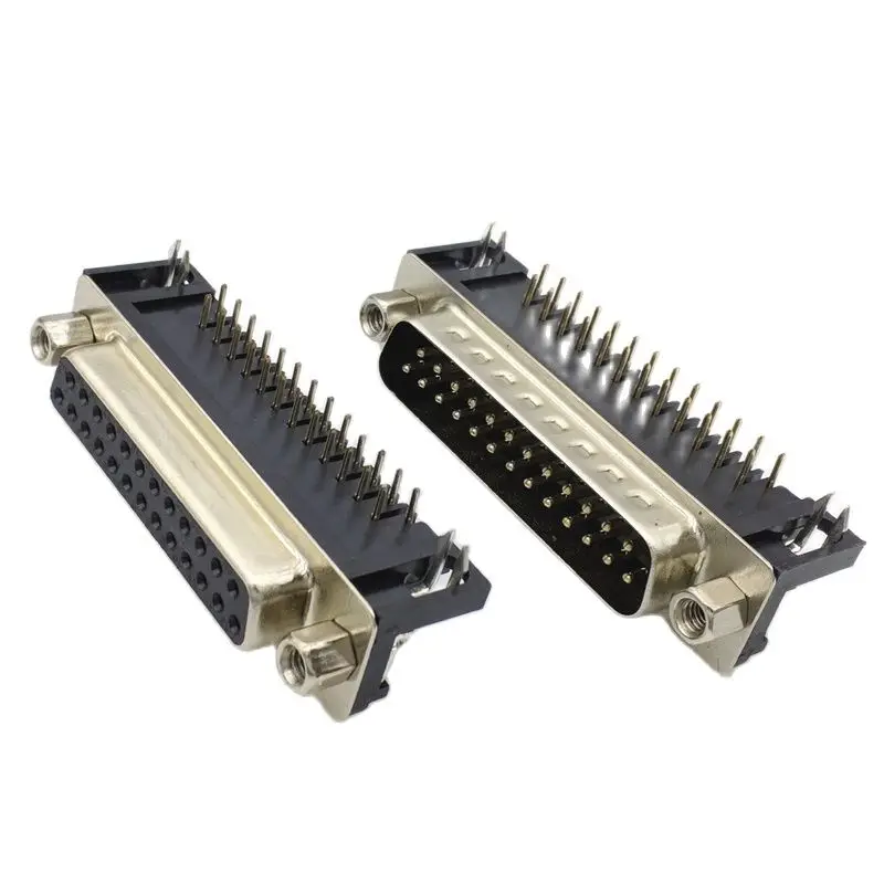 D SUB DB25 Right Angle 25 Pin Centronics Connector Gold Plating DB25 ...