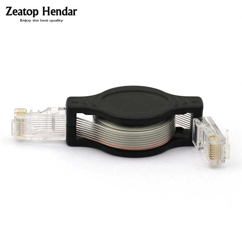 1Pcs Portable RJ45 Cat 5 5e Retractable Ethernet LAN Network Patch ...