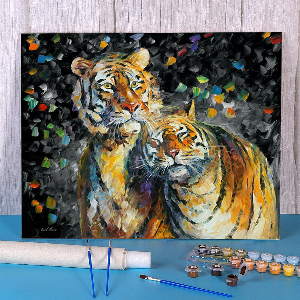 Acrylic Paintings Of Tigers