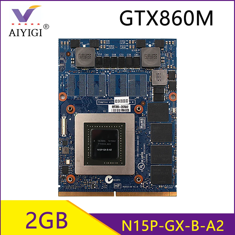 GTX860M GTX 860M GDDR5 2GB N15P GX B A2 tarjeta gráfica de vídeo con ...