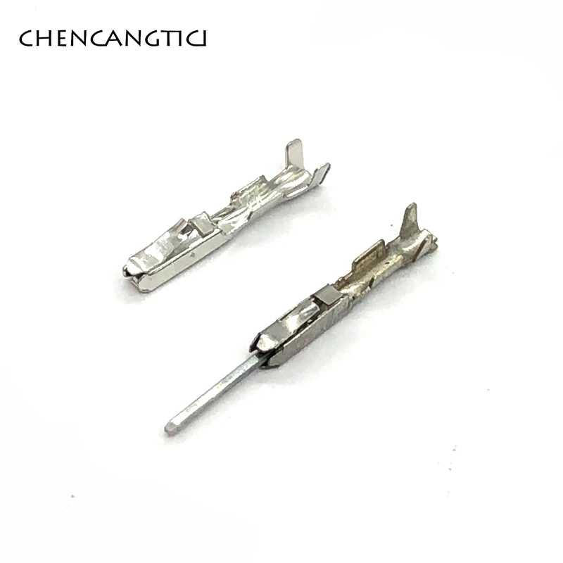 Terminal De Crimpagem Fêmea E Macho 0.6mm, 50 Peças, Conector De Fio ...
