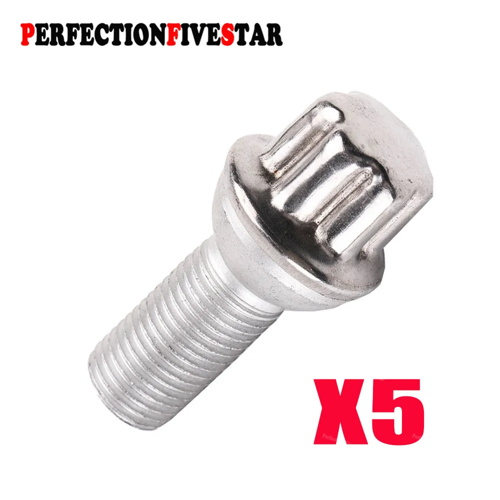 A0009905107 5Pcs 휠 러그 볼트 메르세데스 R172 C207 W204 W212 W221 W211 C216|너트&볼트 ...