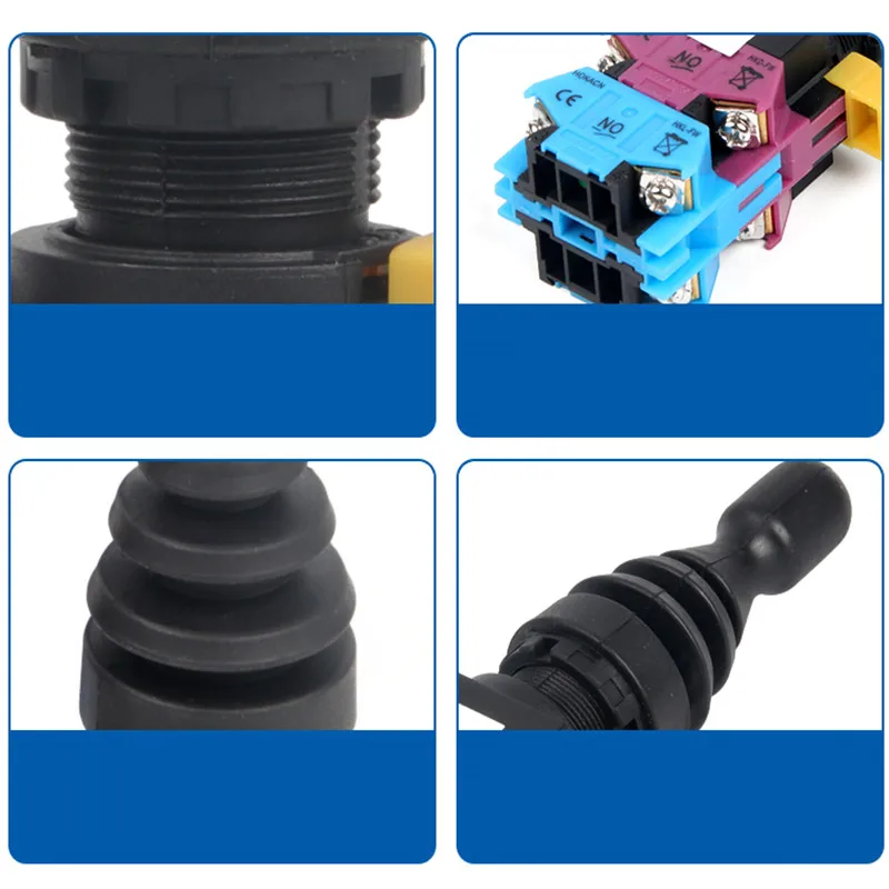 22mm Joystick Switch Momentary 4 position 4NO self Latching Spring ...