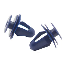 50PCS Universal Auto Door Panel Clips Fixing Fastener 9mm Hole Car ...