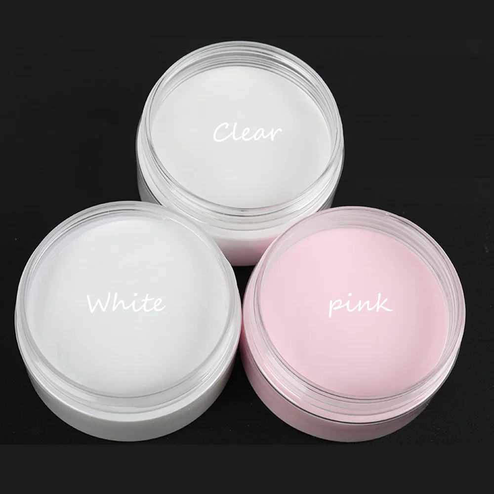 1-Kg-Pack-Pink-White-Clear-Acrylic-Powder-Extension-Nail-Art-Carving-3D ...