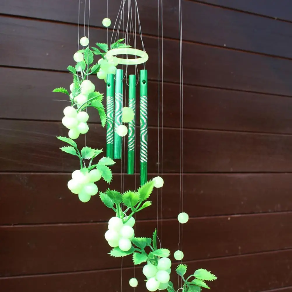 Luminous-Glow-in-Dark-Grape-Wind-Chimes-Grapes-Wind-Chime-Home-Patio ...