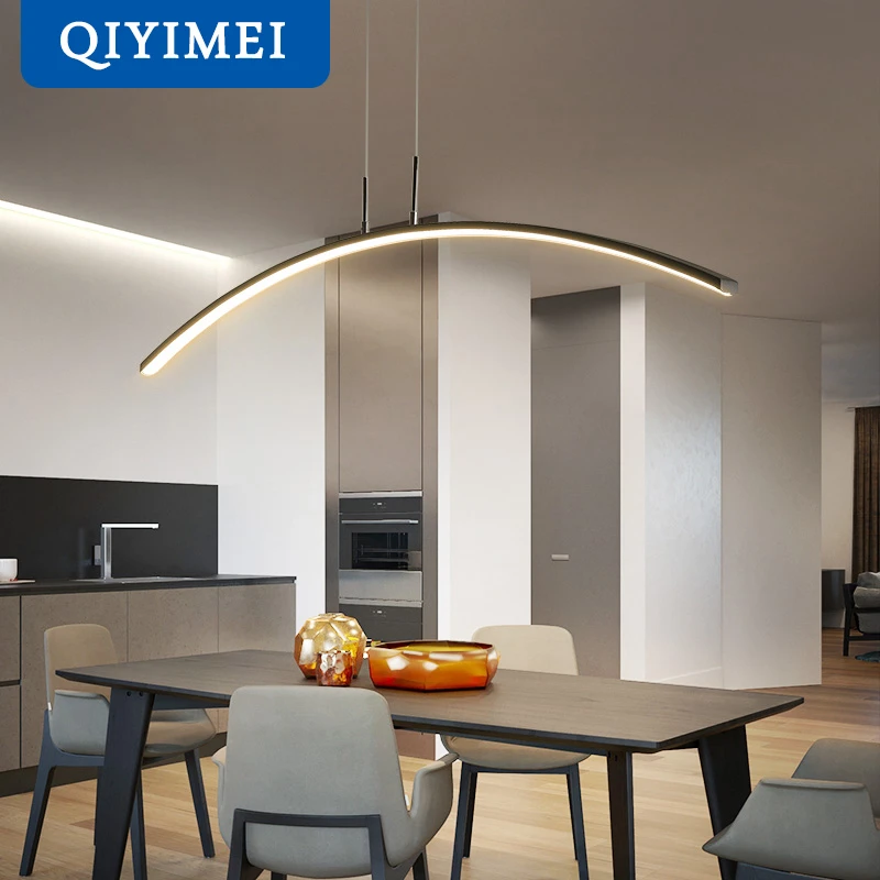 Remote Control Modern Led Pendant Lights For Study Kitchen Dining ...