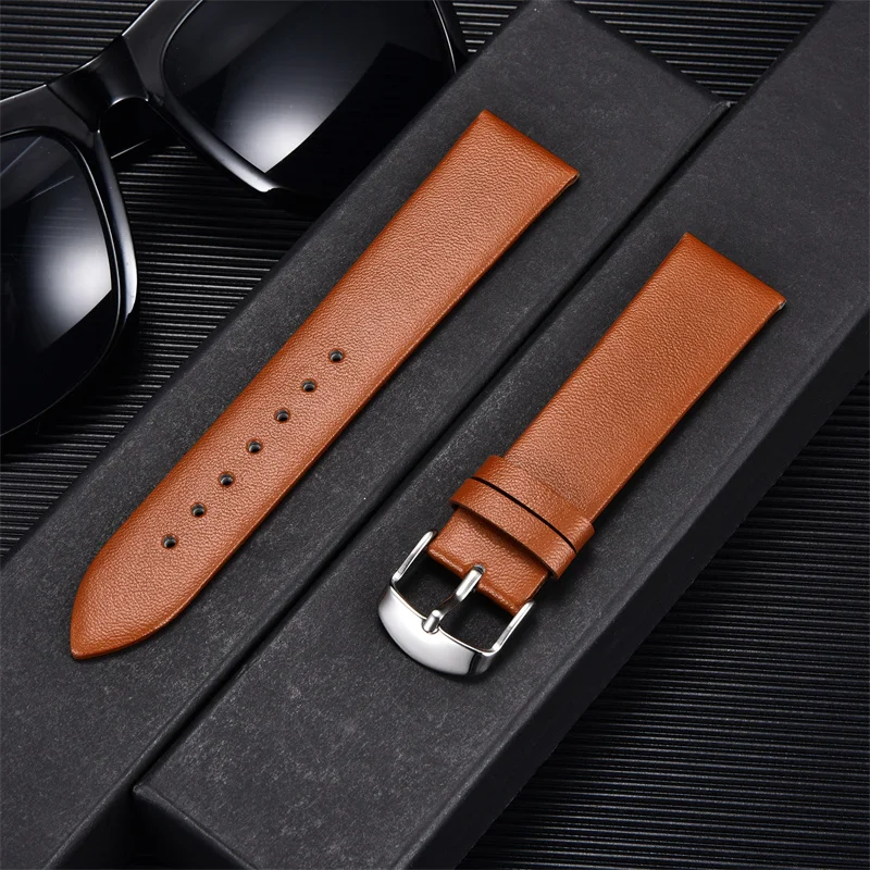 Ultra-thin-Soft-Calfskin-Leather-Watch-Straps-16mm-18mm-20mm-22mm-Watch ...