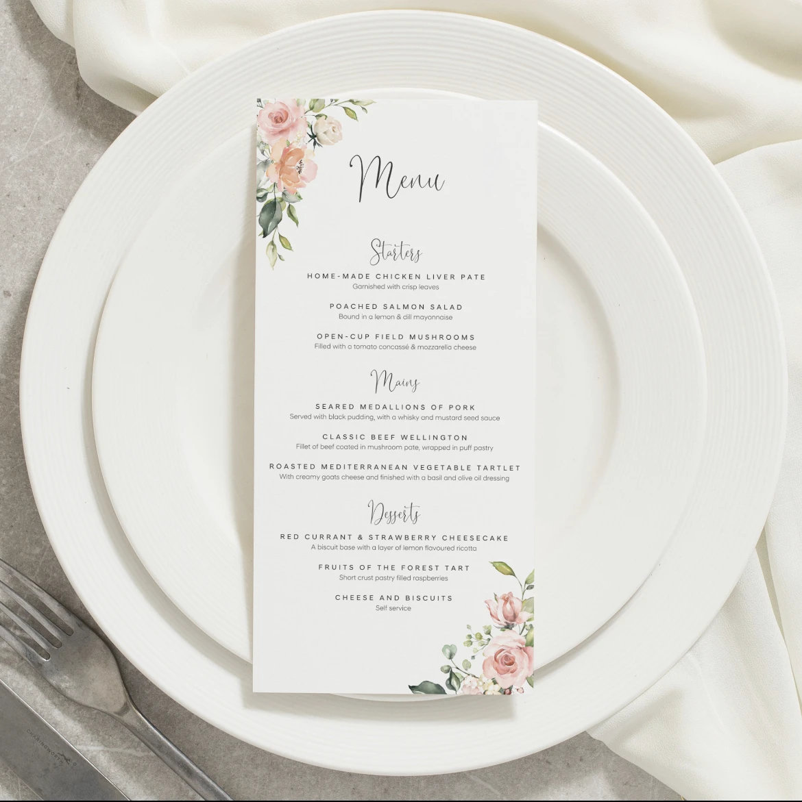 menu card for wedding Wedding Menu card wedding menu plate card {Lunar ...