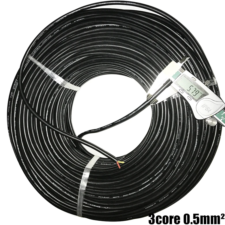 Câble-fil,Fil de gaine en silicone Ultra souple, 2, 3, 4 noyaux, câble ...