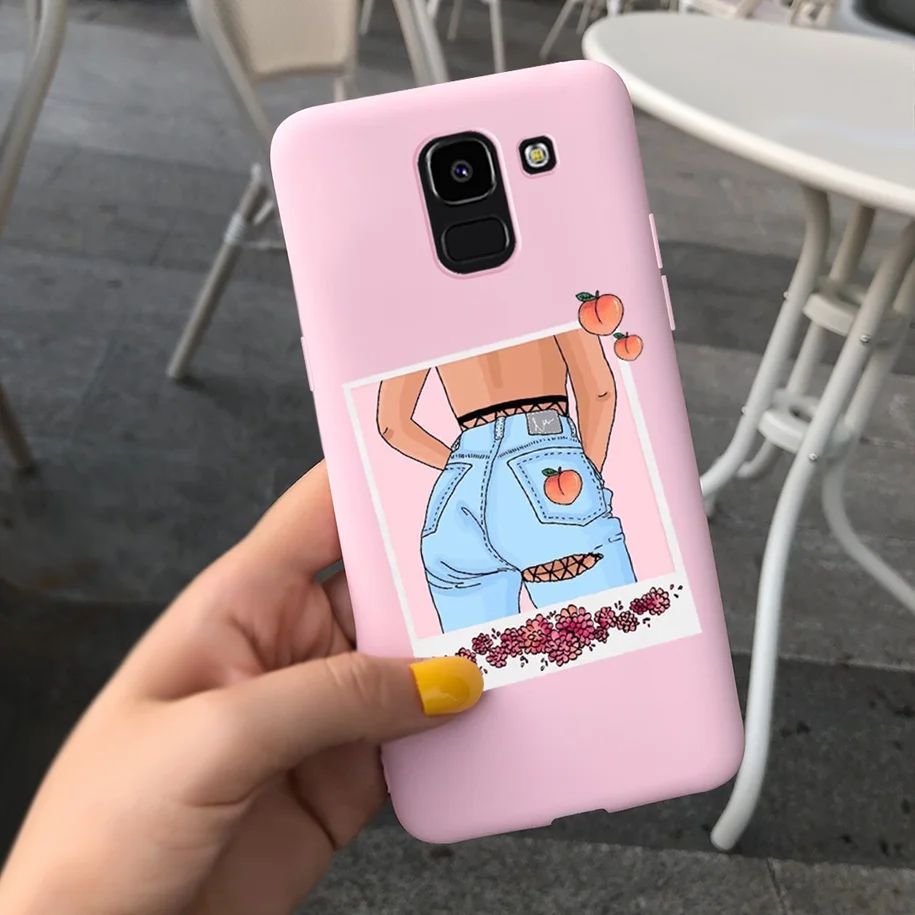 Chat-a47 Galaxy J6 Plus 2018-Coque souple en silicone pour Samsung ...