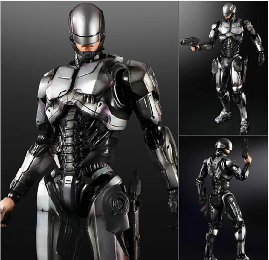 Original Square Enix/se Play Arts Kai Robocop Ironclad Robot Version 1. ...