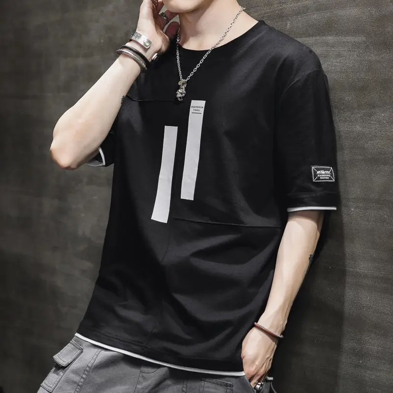 T-shirt | Clothes - Fashion Spring Summer T-shirt Men's Short Sleeve ...