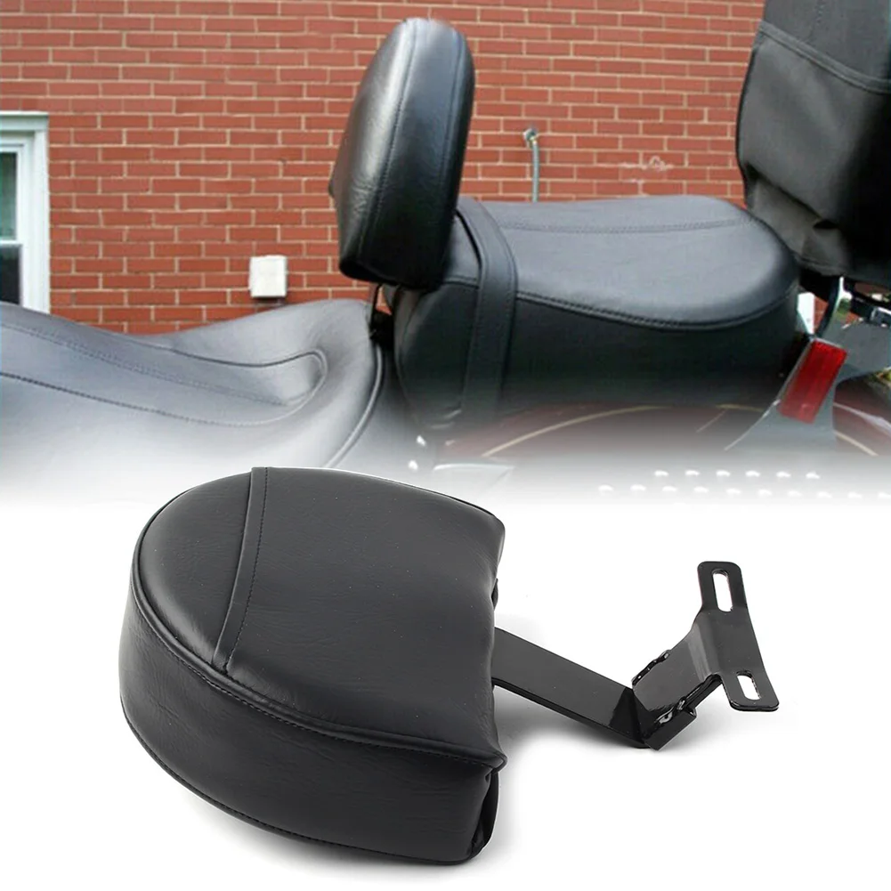 Black Motorcycle Rider Backrest Adjsutable for Harley Heritage Softail ...