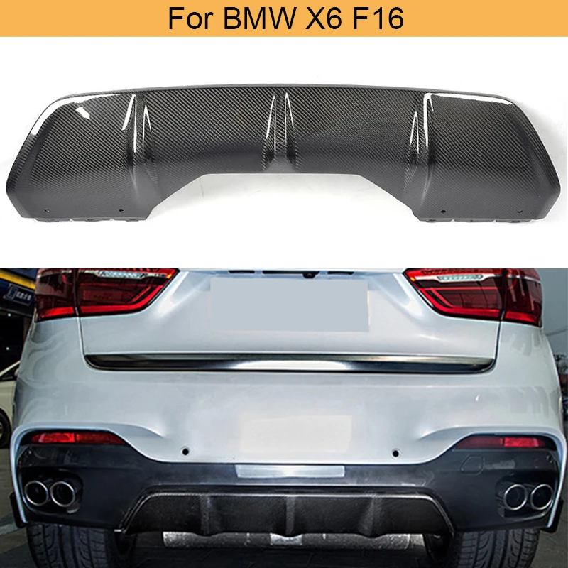 Carbon-Fiber-Rear-Bumper-Diffuser-Lip-For-BMW-X6-F16-Sport-Standard ...