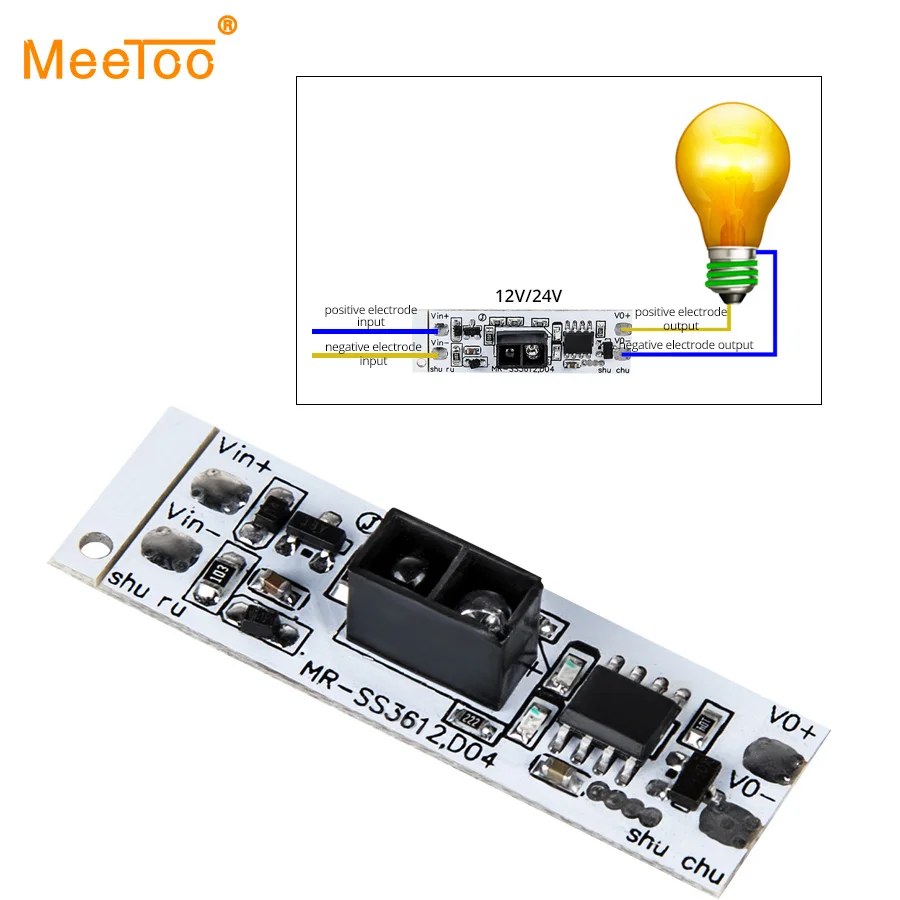 Finger Hand Sweep Sensor Smart Switch Module Short Distance Scan Sensor ...