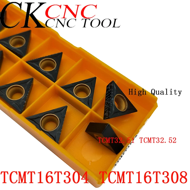 10pcs TCMT16T304 TCMT16T308 UC5115 카바 이드 삽입 cnc 터 닝 선반 도구 홀더 보링 바 주철 ...