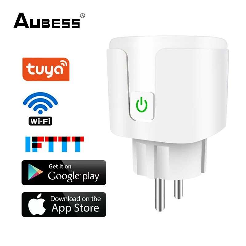 16a 10a Tuya Wifi Smart Plug Smart Home Wireless Socket Outlet Timing ...