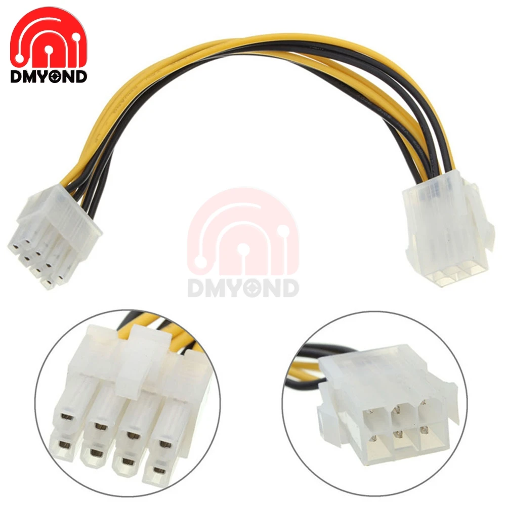 6pin to 8pin 6p 8p 6 Pin to 8 Pin PCI Express Power Supply Cable for ...