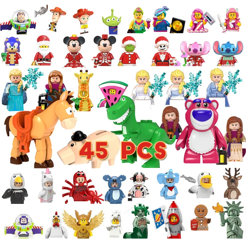 Disney Building Block | Mini Bricks Disney | Christmas Disney | Action ...