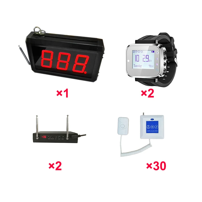 Hospital-Pager-Service-Calling-System-Wireless-Single-Nurse-Call-Pager ...