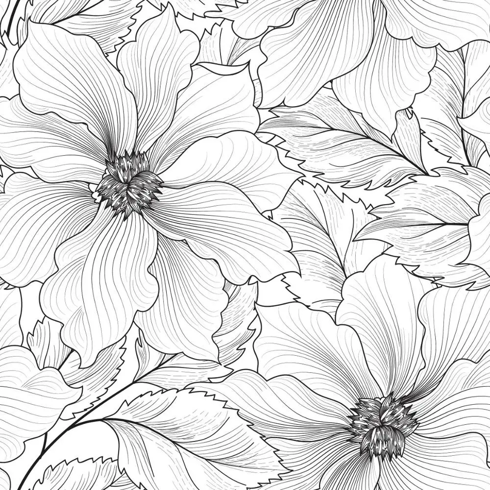 AZSG Beautiful Flower Background Clear Stamps For DIY Scrapbooking ...