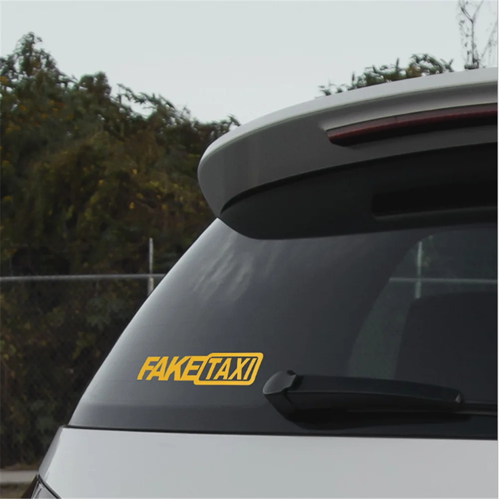 FAKE TAXI Car Stickers Reflective Stickers for Volvo Ford focus VW ...