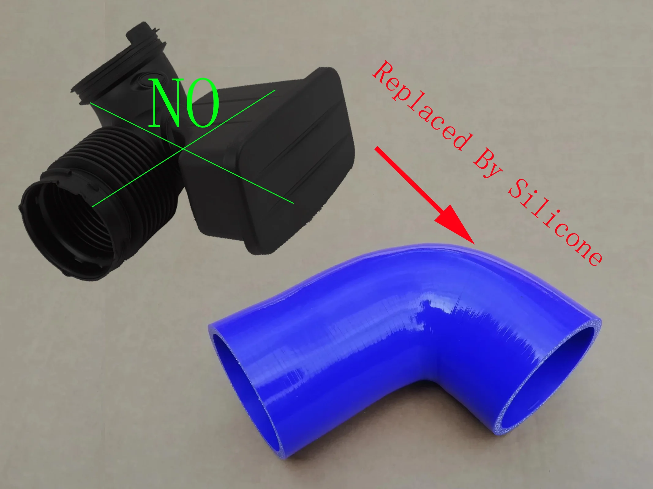 Air-Intake-Hose-Boot-Replace-13717521029-For-N52-N52N-BMW-E60-E61-523i ...