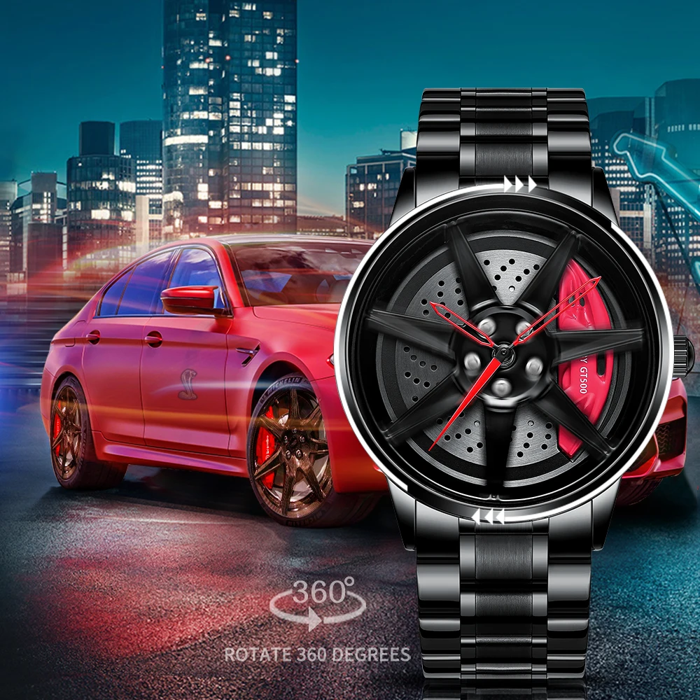 Original-Wheel-Rim-Hub-Watches-Super-Car-Spinning-Watch-Quartz-Watches-Stainless-Steel ...