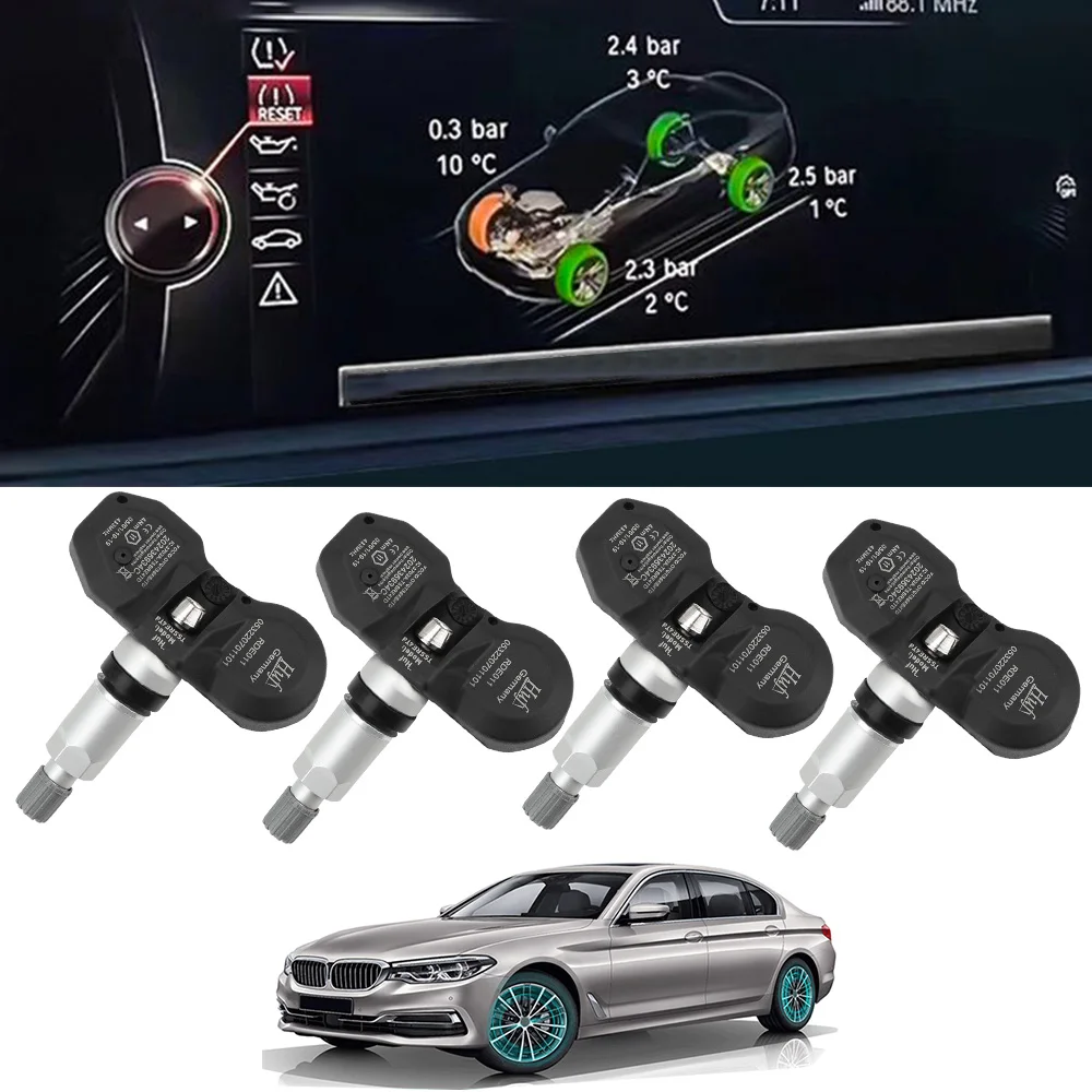 TPMS 센서 자동차 타이어 압력 모니터 시스템 BMW E60 E71 E70 X5 X6 시리즈 5 롤스 로이스 Alpina 5 ...
