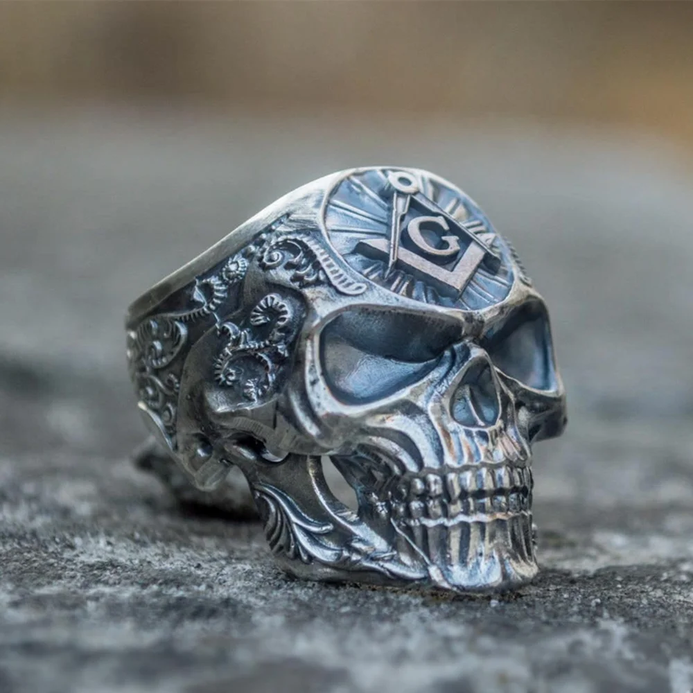 Masonic Skull Rings
