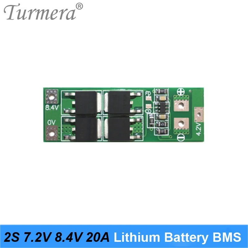2S 20A BMS Protection Board 18650 21700 26650 Lithium Battery 7.2V 8.4V ...