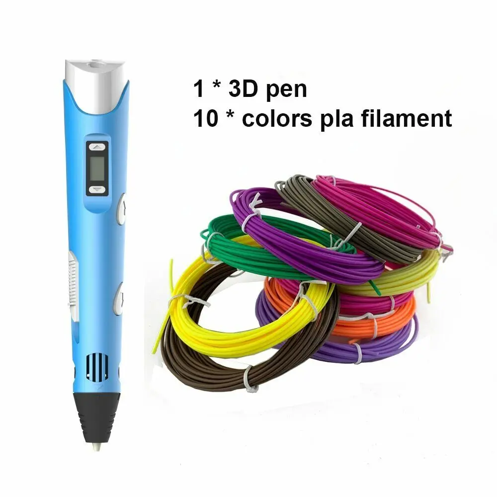 3D Pen Kit Combo Printer Diy Drawing Pens Printing Toy for Kids With ...