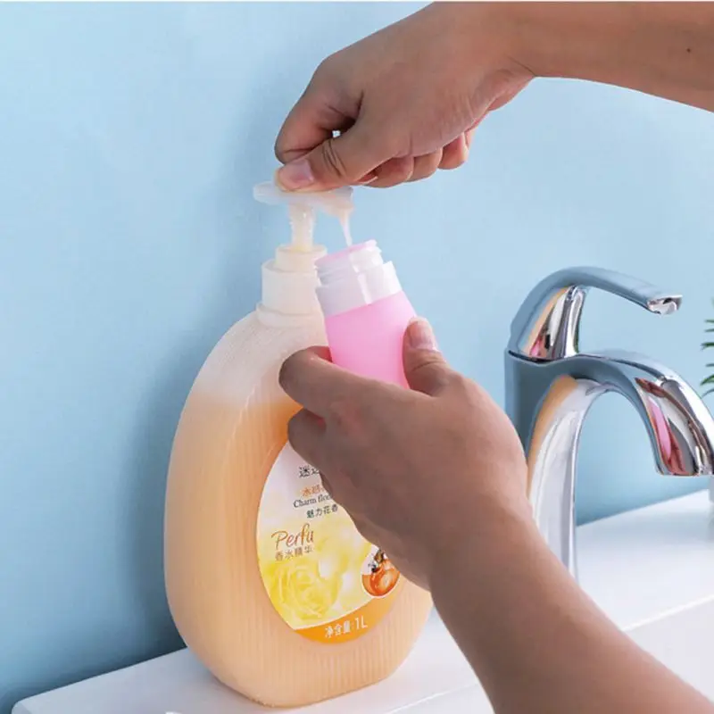 Creative Bulb Shape Silicone Refillable Empty Tube Squeezed Cosmetic ...