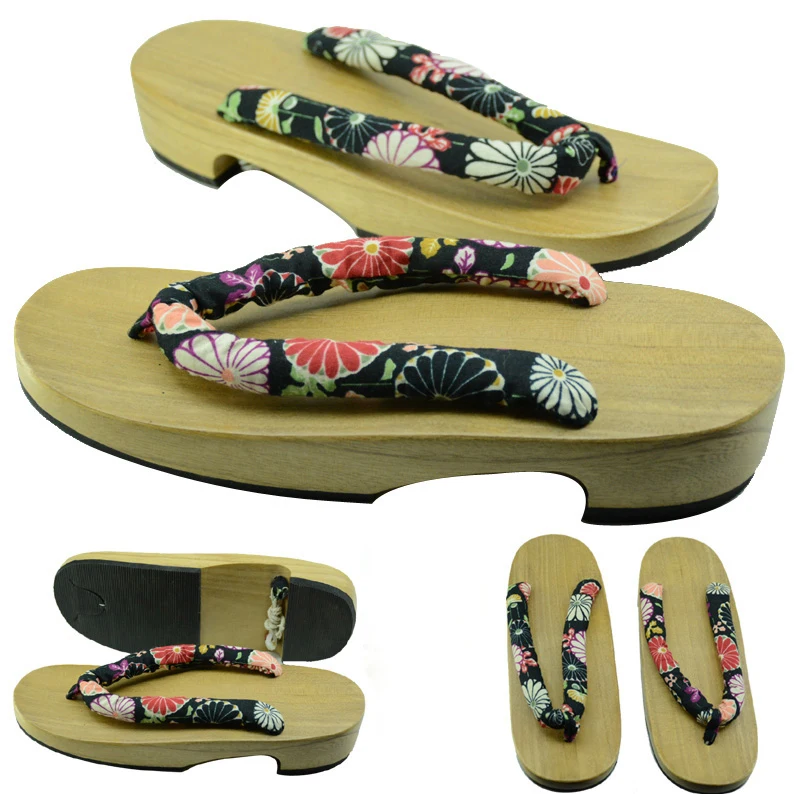 Anime Demon Slayer Kamado Nezuko Clogs Kimono Cosplay Slippers ...