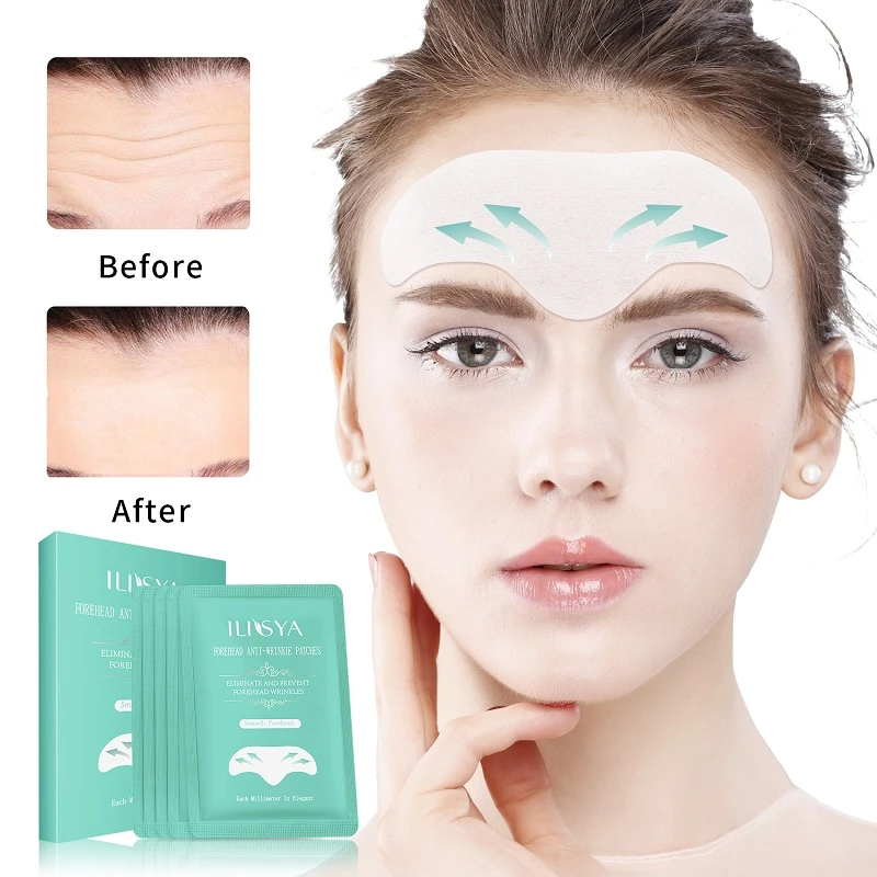 Ilisya Forehead Anti Wrinkle Patches Frown Lines Removal Skin Care ...