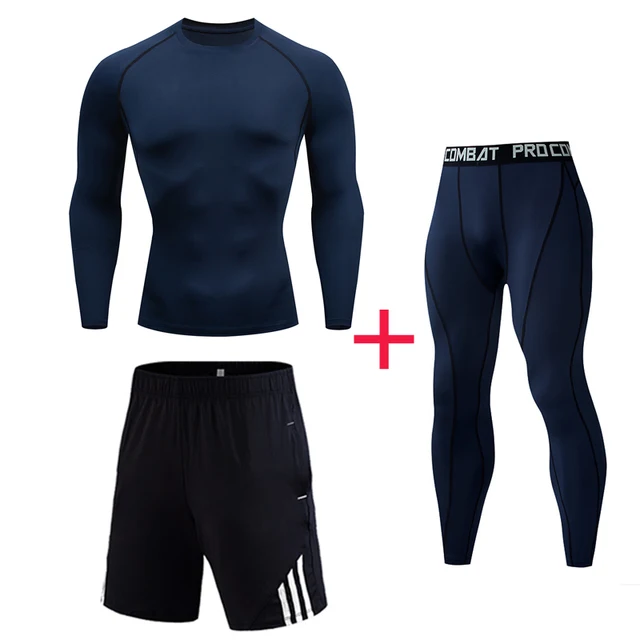 Brand Men’s Sportswear Track and Field Training Thermal Underwear Set ...