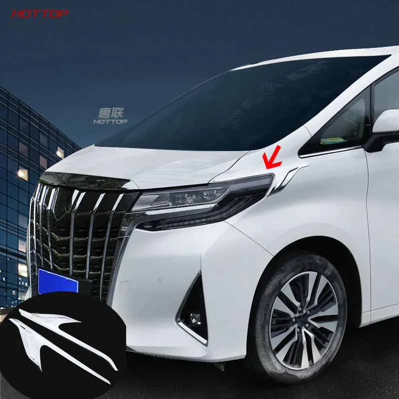 For 2016-2020 Toyota Alphard Ah30 Car Accessories Abs Chrome Front Head ...