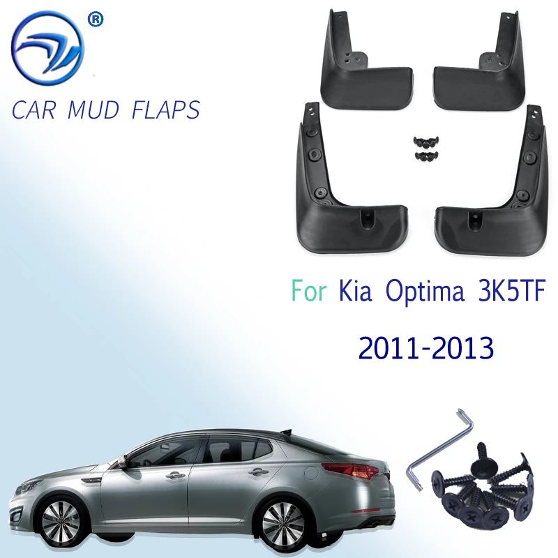 4pcs Car Mud Flaps for Kia Optima k5 2011 2012 2013 sx Front Rear ...