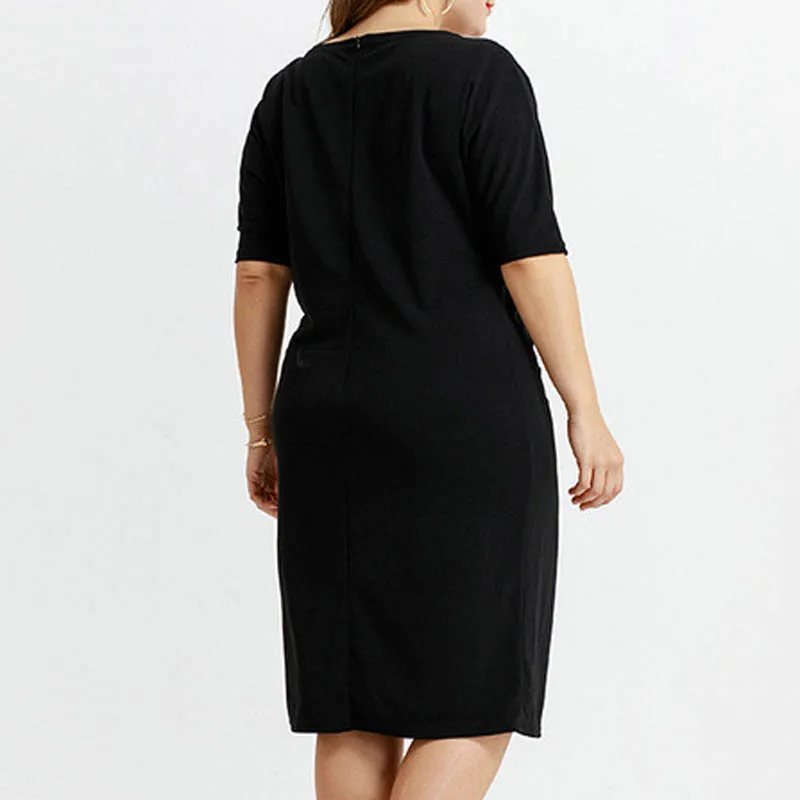 Летнее платье женское 6XL 7XL 8XL плюс размер обхват груди 138 см платье женское купить в OCHA.RU