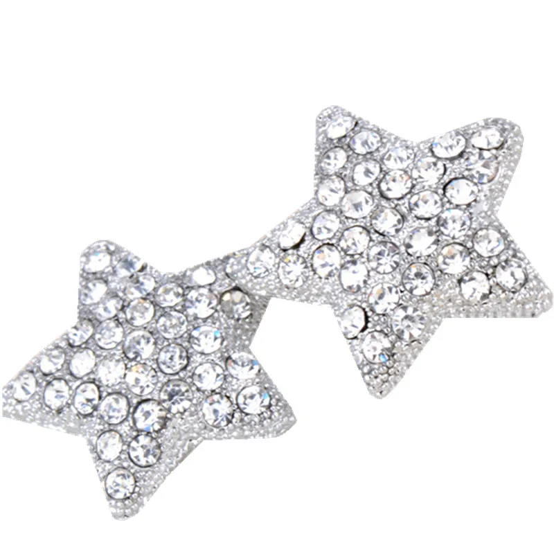 The-New-Fashion-Rhinestone-Five-Pointed-Star-Exquisite-Earrings ...