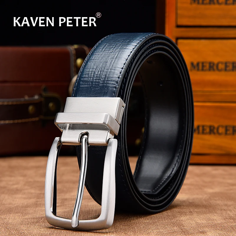 Reversible Belts For Men Genuine Leather For Male High Quality Formal ...