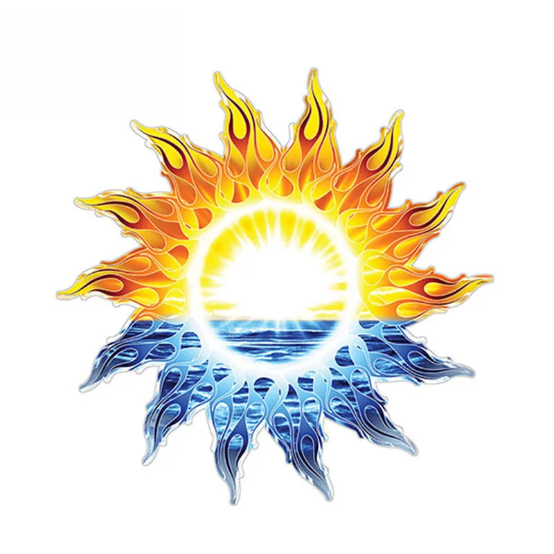 SZWL-Tribal-Sun-Ocean-Tropical-Graphiccar-Sticker-for-RV-Trailer ...